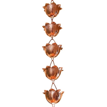 Good Directions Pineapple Rain Chain, Pure Copper - 8.5 ft. - Walmart.com