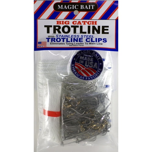 Magic Bait Big Catch Trotline Fishing Kit 76pc with Clips - Walmart.com