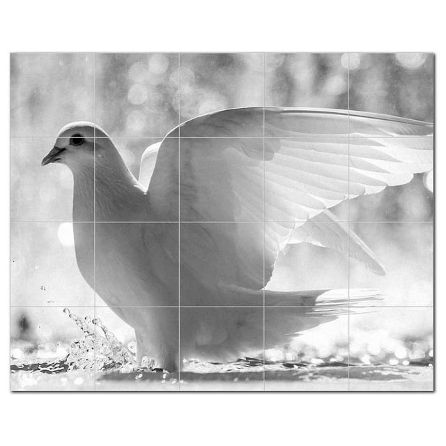 Bird Ceramic Tile Mural Kitchen Backsplash Bathroom Shower, 402071-M54 ...