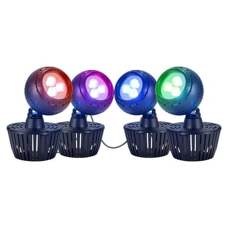 VONKY 4 In 1 Pond Light Rf Radio Frequency Control Underwater Spot Lamp ...