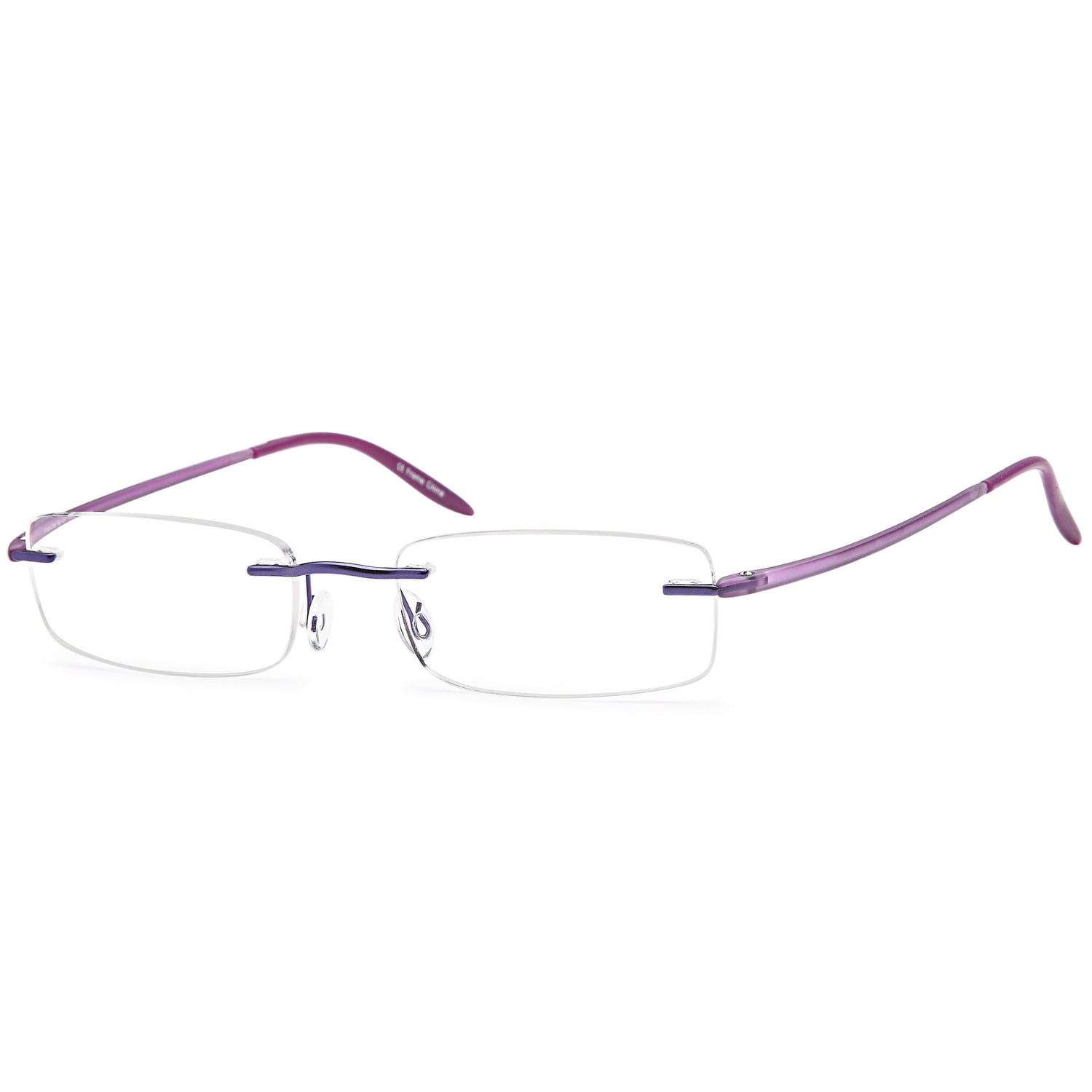ALTEC VISION Minimalist Rimless Reading Glasses for Men and Women in ...