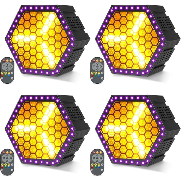 Stage Par Lights 200W COB & LED Retro Par Lights, with Remote Sound ...