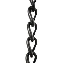 RCH Hardware CH-S -BLK-3 , 12 Gauge Decorative Solid Steel Twist Link ...