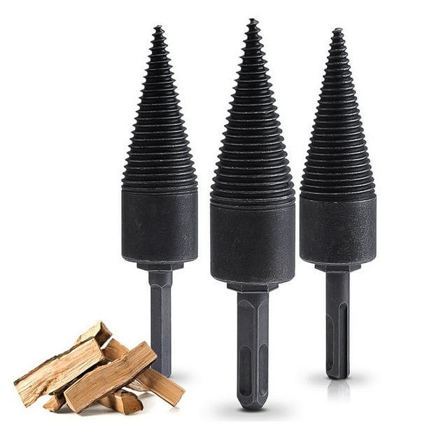 Firewood Log Splitter Wood Splitter Drill Heavy Duty Drill Screw Cone ...