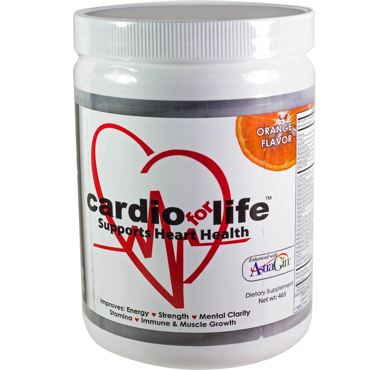 Health Guardian Cardioforlife Powder Orange 16 oz - Walmart.com
