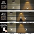 9.5" Flush Mount Upgraded Motion Sensor Outdoor Ceiling Light with ...
