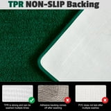 Yafa Home Fashion 2 Piece Solid Microfiber Soft Bathroom Rug Set, Non ...