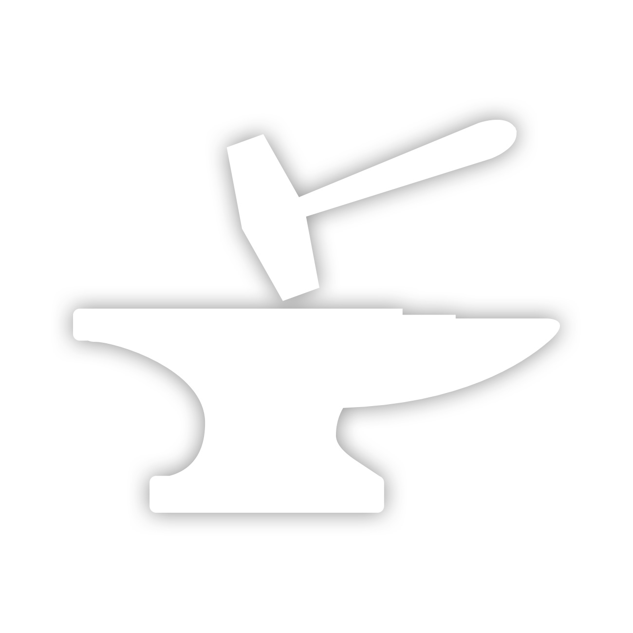 Hammer and Anvil Sticker Decal Die Cut - Self Adhesive Vinyl ...