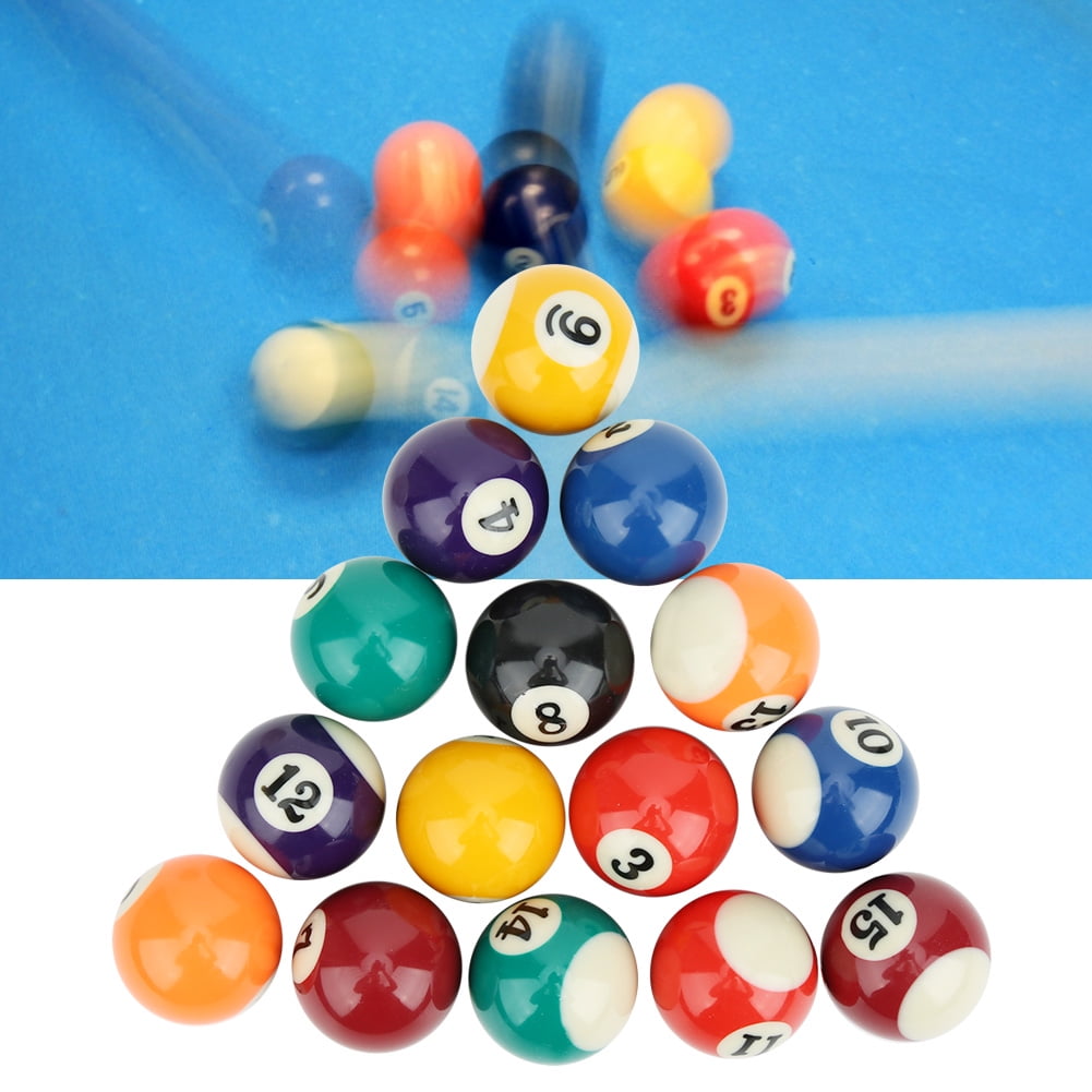 Herwey 38MM Billiard Ball,Resin Billiard Ball,16PCS Eco‑friendly 38MM ...