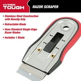 Hyper Tough Retractable Razor Blade Scraper with Soft Grip Handle, 4.5 ...