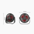 YruYptpaln Fans Oscillating Corner Mini Desk Fan Portable Table Desktop ...