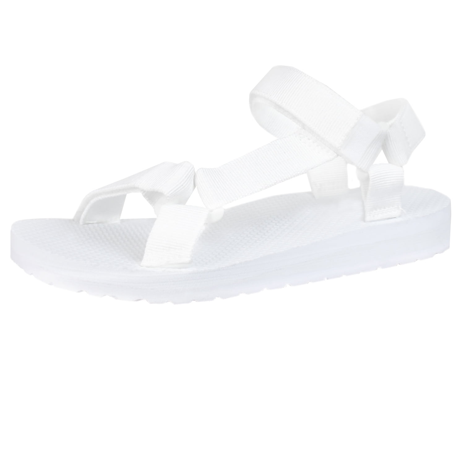 Women's Open Toe Slide Flat EVA Foam Hook and Loop Sandal - Walmart.com