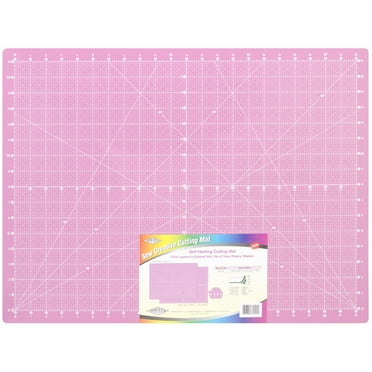 Pink Double-Sided Self-Healing Cutting Mat 12"X18"- - Walmart.com
