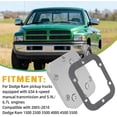 1/8" NPT 3-Ports PTO Oil Cooler Cover & Gasket Kit, Compatible with ...
