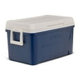 Igloo 48 QT Laguna Cooler with Hard Sided & Cool Riser Technology, Navy - Stain & Odor Resistant ...