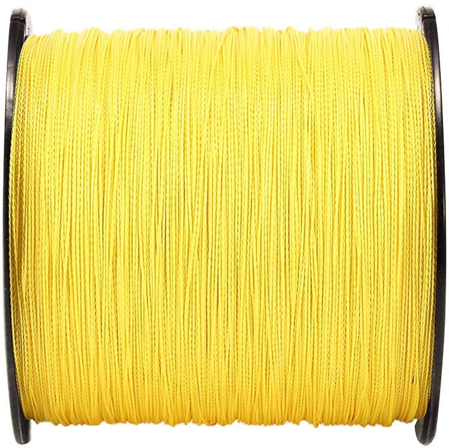 Mounchain 1094yds Braided Fishing Line 4 Strands Abrasion Resistant 100 ...