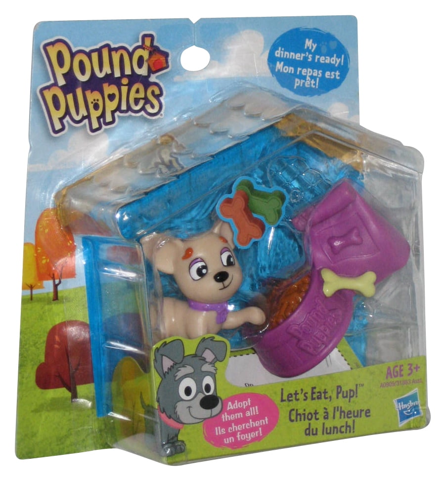 Pound Puppies Let's Eat Pup! (2012) Hasbro Toy Figure Set 2-Pack ...
