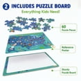 GoGoPlay Wooden U.S. Map Puzzle, 60 Pieces, Educational Geography ...
