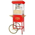 Popcorn Machine with Cart – 8oz Popper with Stainless-Steel Kettle ...