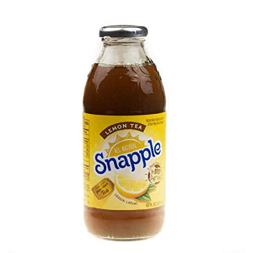 Snapple Lemon Iced Tea All Natural - 12 Pack Lemon 16 fl oz , Natural ...
