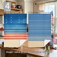 4th of july dish towels A red white and blue striped background with ...