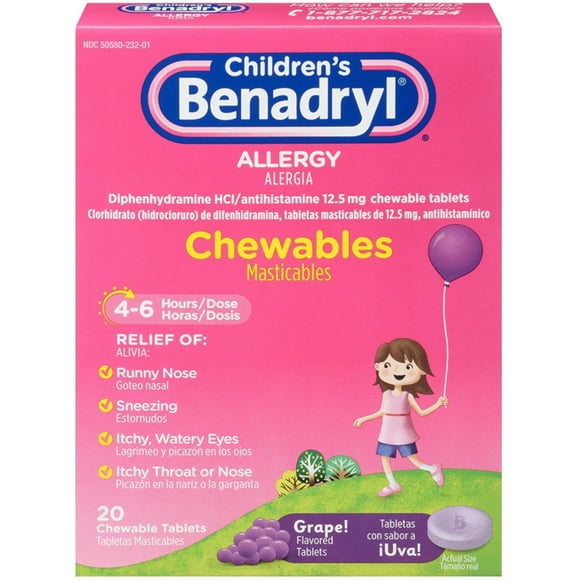 Childrens Chewable Benadryl