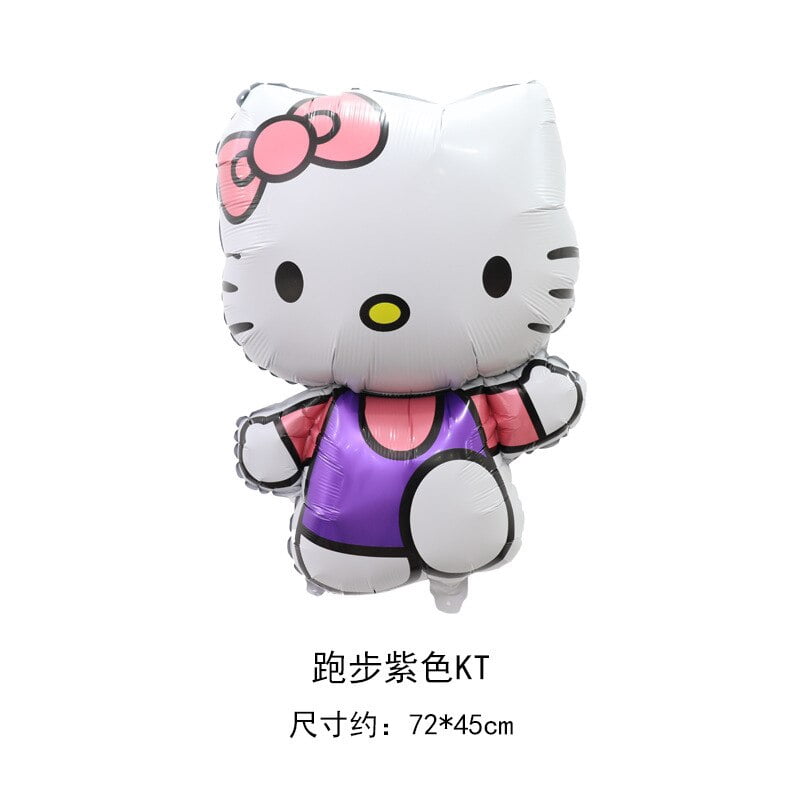 Sanrio-Globo de Hello Kitty para niños, de feliz cumpleaños decoración ...