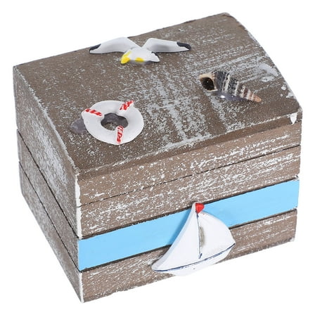 CoTa Global Evian Nautical Collection - Wooden Jewelry Box, Lighthouse ...