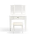 Furniture of America Paloma Transitional 3-Piece Vanity Set, White ...