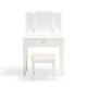 Furniture of America Paloma Transitional 3-Piece Vanity Set, White ...