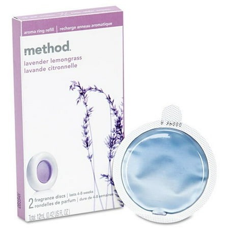 Method Aroma Diffuser Ring Refill, Lavender Lemongrass, Two Fragrance ...