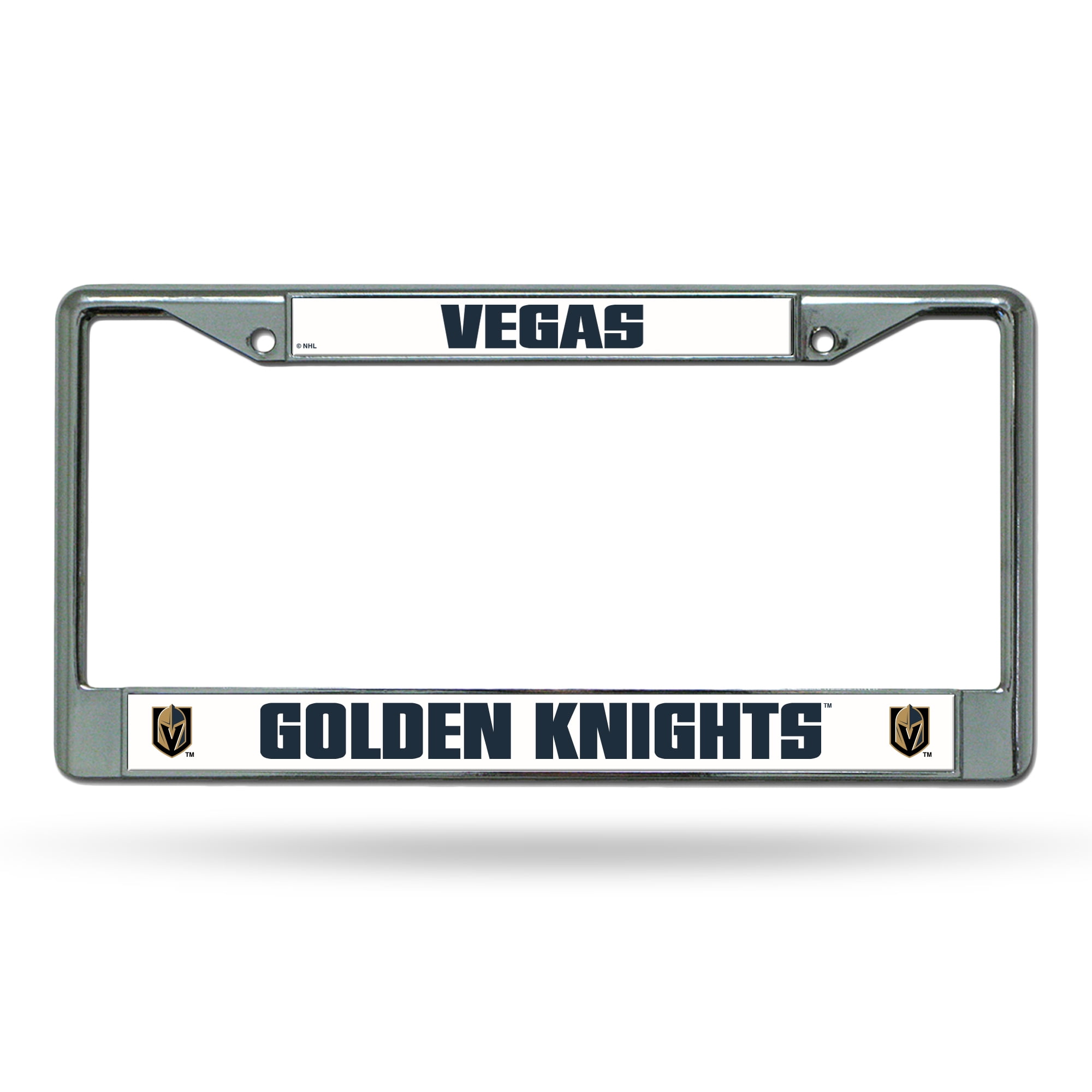 Las Vegas NHL Golden Knights Chrome Metal License Plate Frame - Walmart.com