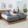 Split King Size Adjustable Bed Frame with USB Port,Head/ Foot Tilt,Remote Control,Comfort Beds ...