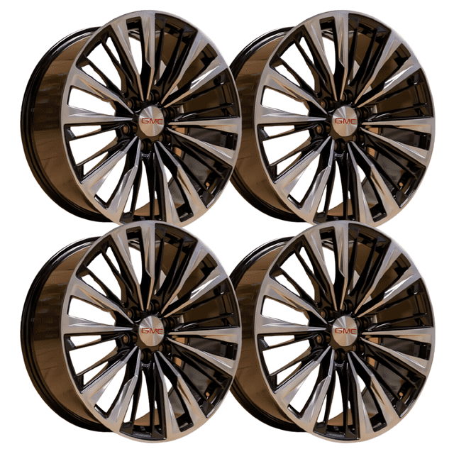 4 RINES 20 6X139.7 BLACK POLISH Titan, Silverado, Sierra,Cruiser ...