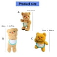 Soft Butter Plushes Bear with Movable Limbs, Interactive Stuffed Pillow ...