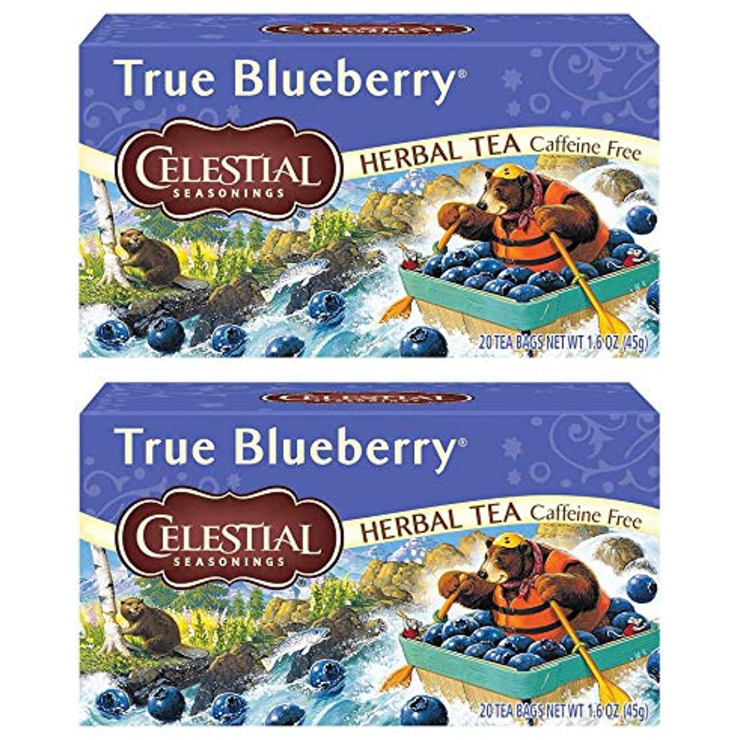 Celestial Seasonings Herbal Tea True Blueberry at JENENGE blog