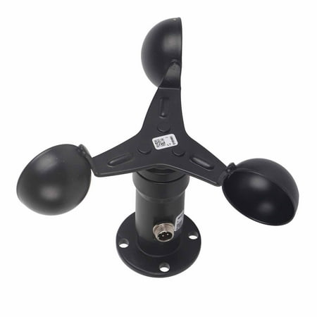 Wind Speed Sensor,Pulse Signal Output Aluminum Wind Anemometer Wind ...