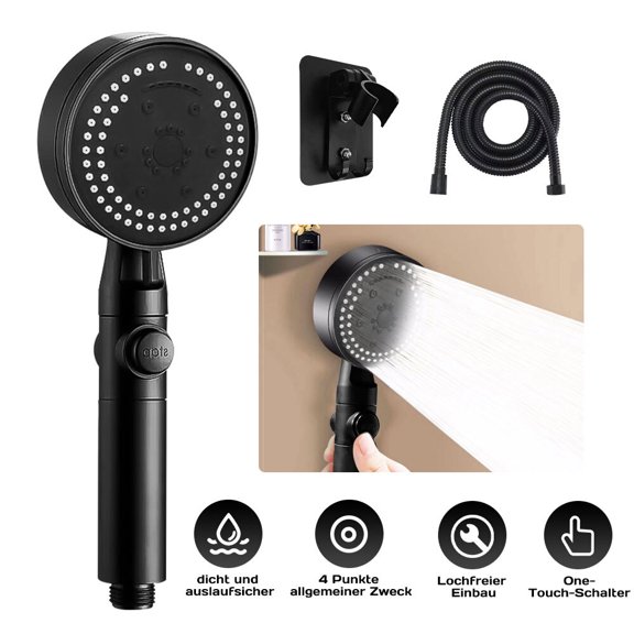AquaSense Powerful Multifunctional Spray Handheld Shower Head with 3 ...