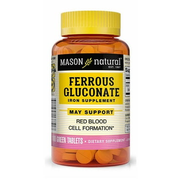 Perrigo Ferrous Gluconate Tablets, 324 mg, 1000 Count - Walmart.com