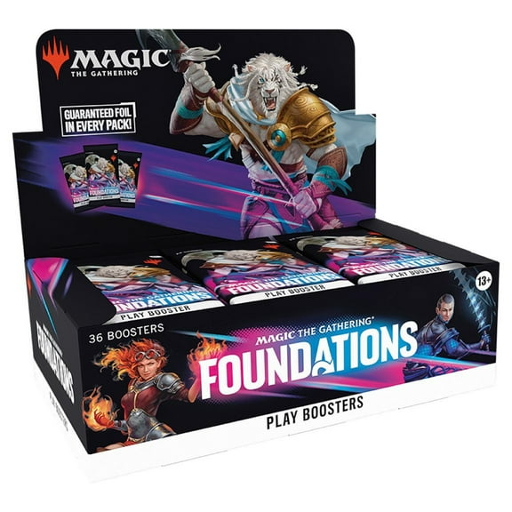 Wizards of the Coast, Magic The Gathering Foundations Play Booster Box ...