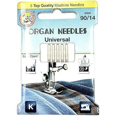 Teamwork Organ Anti-Glue Super NonStick Embroidery Sewing Machine Assorted Needles – Size 90/14 ...
