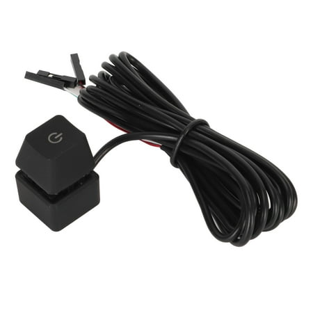 PC Power Button, Easy To Install Desktop PC Power Switch 6.6ft Blue ...