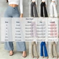 Cagogo Women Plus Size Wide Leg High Waisted Flowy Solid Elegant Office ...