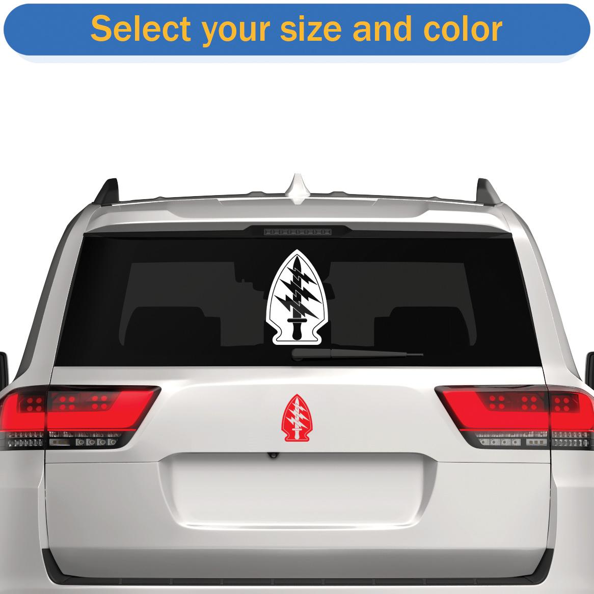 Special Forces Airborne Insignia Sticker Decal Die Cut - Self Adhesive ...