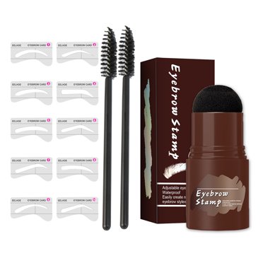 WUXICHEN Eyebrow Stamp And Shaping Kit For Perfect Brow, Eyebrow Stamp ...