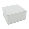SCT Tuck-Top Bakery Boxes 19w x 14d x 4h White 50/Carton 1029 - Walmart.com