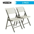 Free Shipping! Lifetime Folding Chair, Indoor/Outdoor Light Commercial ...