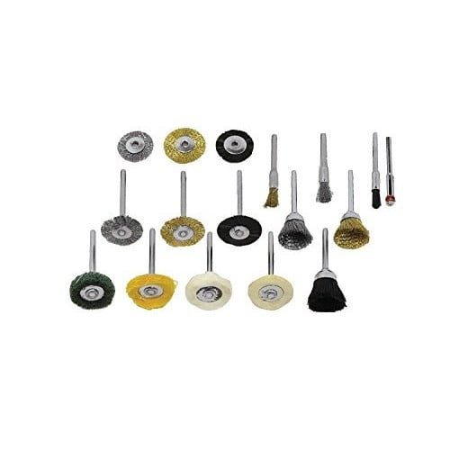 18 Pc Rotary Brush Set Assorted Cleaning Brushes Kit for Rotary Tools 1 ...