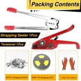 Packaging Banding Strapping Kit, Poly Strapping Tensioner, 4000" PP ...