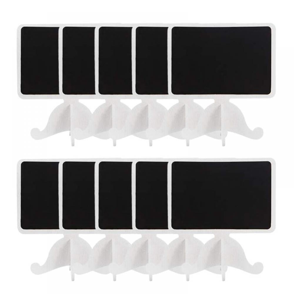 10 Pack Mini Chalkboards Signs with Easel Stand, Small Chalkboards ...